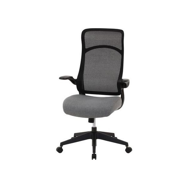 【商品説明】ハイバックの背もたれは、全面メッシュで通気性もよく首までしっかり支えてくれます。　カーブを描いた背もたれは、背中のラインにフィット。　自然にＳ字の形になり、背筋が伸びることで正しい姿勢へ促します。　ポリエステル生地に肉厚８ｃｍの...