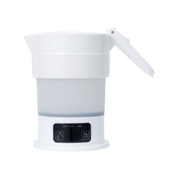 【商品説明】コンパクトに折りたためて旅行や収納時に便利。最適な温度でお湯を沸かす温度調節機能搭載。設定時間をアラームでお知らせするタイマー機能搭載。お好みの温度を保つ保温機能搭載。国内海外対応、使用地域の電圧に自動切替。ポータブル電源（５０...