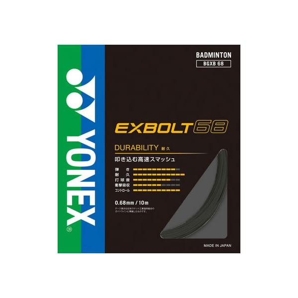 【商品説明】叩き込む高速スマッシュ。芯糸に側糸を編み込む加工法のブレーディング加工テクノロジーが、ストリングに優れた復元力を付与する。【仕様】●素材・材質：芯糸／高強度ナイロン・マルチフィラメント、側糸／楕円形フォージドファイバー、コーティ...