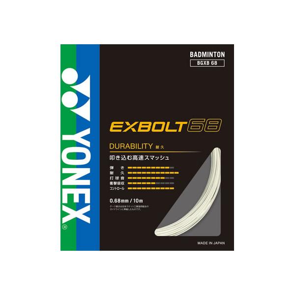 【商品説明】叩き込む高速スマッシュ。芯糸に側糸を編み込む加工法のブレーディング加工テクノロジーが、ストリングに優れた復元力を付与する。【仕様】●素材・材質：芯糸／高強度ナイロン・マルチフィラメント、側糸／楕円形フォージドファイバー、コーティ...