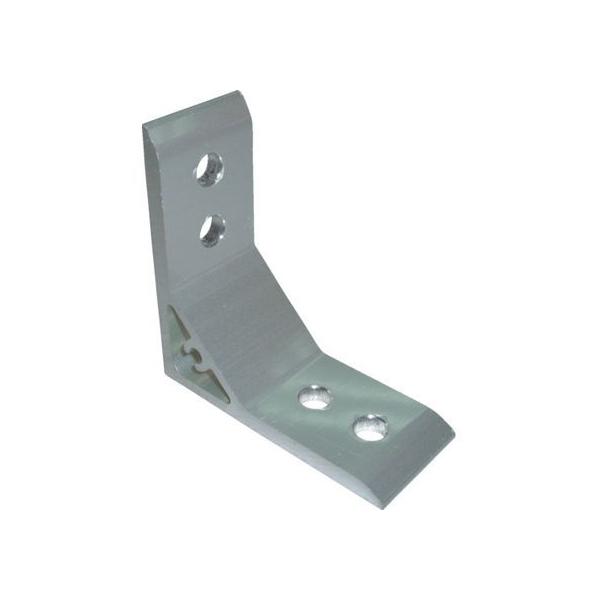 【仕様】●型番：YAB−8024−6F　●幅（mm）：24　●奥行（mm）：80　●高さ（mm）：80　●適用ボルト：M6　●ボルトサイズ：M6　●アルミ　●表面処理：アルマイト処理