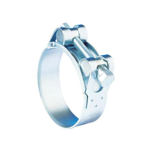 【商品説明】●標準タイプと同等のサイズながらも、高いトルクでの締付けを実現します。●亜鉛コートで表面処理されており、耐食性に優れています。【仕様】●型番：JSC073MS　●入数：2個　●最大径（mm）：73　●最小径（mm）：68　●厚さ...