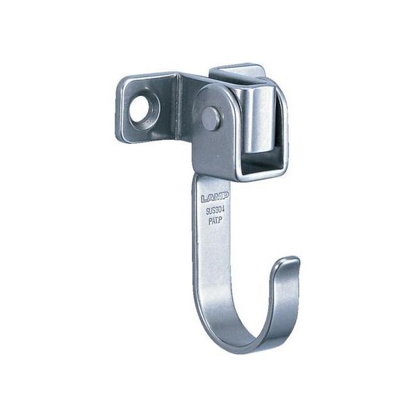 【商品説明】●フック部が前後に可動しますので、天井、壁など取り付ける場所に合わせて柔軟に対応します。【仕様】●型番：UC-055　●A（mm）：40 ●D（mm）：10 ●幅（mm）：40 ●d（mm）：4．2 ●P（mm）：28 ●吊下荷...