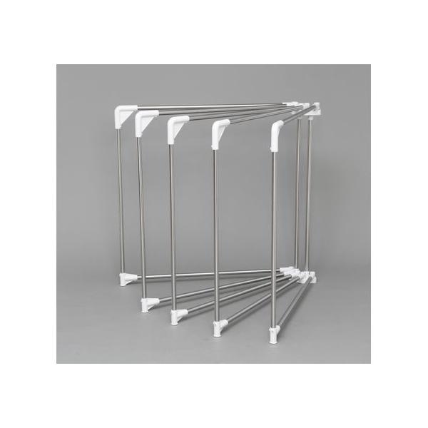 【商品説明】倒れにくい形状なので、安定感抜群でしっかり干すことができます。角が丸く布団が掛けやすいデザインです。使用しない時はコンパクトに折りたたんで収納できます。【仕様】●商品サイズ：約Φ２４２０×高さ１１５０ｍｍ●商品重量：約８ｋｇ●収...