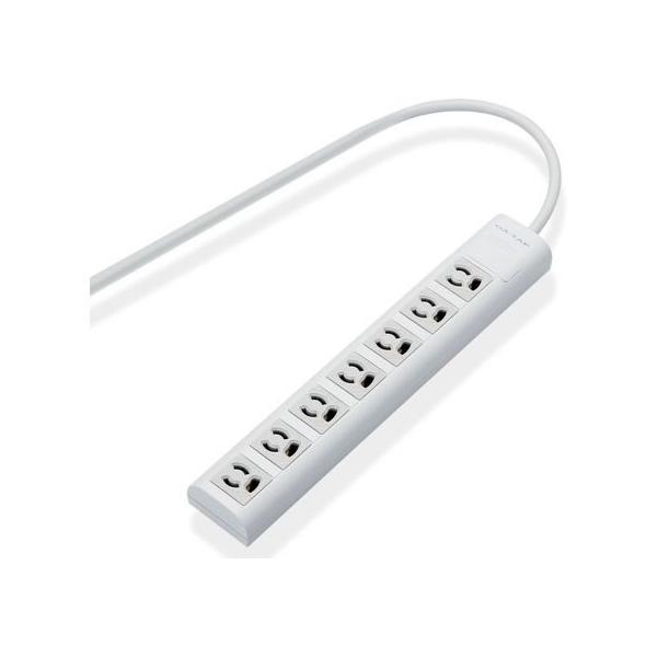 【商品説明】プラグ仕様は３Ｐ式で、プラグをしっかりとロックできる７個口の雷サージガード機能搭載　抜け止めタップです。ＥＵの「ＲｏＨＳ指令（電気・電子機器に対する特定有害物質の使用制限）」に準拠（１０物質）した、環境にやさしい製品です。１２５...