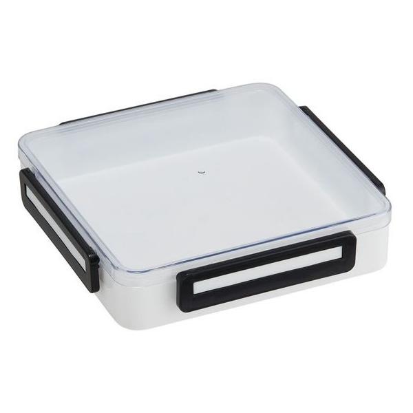 【商品説明】しっかり密閉、風味長持ち！平置き・縦置きが出来る２ＷＡＹ仕様。　４ロックで密閉するパッキン付きフタ。　全型１０枚入りが４袋程収納。　※パッケージの形状により入らない場合もあります。　お茶パック・乾物食品などの保存にも便利！※自動...