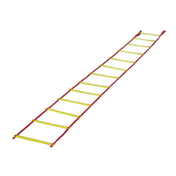 【商品説明】素早い足運びを身につけ、俊敏性の向上と反射神経・バランス感覚を養う事が出来ます。アレンジ次第でさまざまな形状のラダーになります。【仕様】●素材・材質：ロープ／ナイロン、バー／ＰＥ　●仕様：バー数：１３本　●サイズ：全長６ｍ、バー...