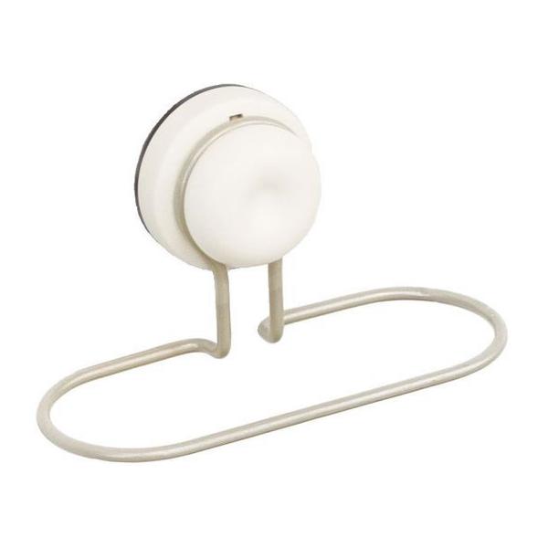 【商品説明】強力吸盤で取付。グラつき防止の仕組みで金属部をしっかり固定【仕様】●商品本体サイズ：幅７．３×奥行１８×高さ１０ｃｍ●商品重量：１５０ｇ●材質：［金属部］ステンレス（焼付塗装）［つまみ］ＡＢＳ樹脂［吸盤］ゴム、ナイロン●［耐荷重...