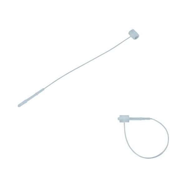 【商品説明】●取り付け器具が無くてもタグを付けられます。●ロック部は左右どちらかでも差し込めワンタッチで止められます。【仕様】●型番：TTF-80-NR　●入数：100本　●ループ長さ（mm）：80　●結束径（mm）：23　●ポリアミド樹脂...