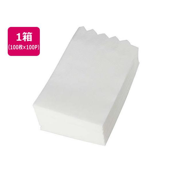 【商品説明】シンプルで使いやすい人気の６つ折ナプキン。【仕様】●波型　●材質：パルプ１００％　●展開サイズ：約２５×２５ｃｍ　●折った時のサイズ：約１３．５×８．５ｃｍ　●色：白　●日本製　●入数：１００００枚　●注文単位：１箱（１００枚×...