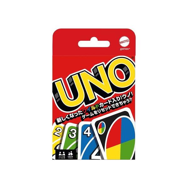【商品説明】ルールはカンタン！みんなでどきどきウノ！前の人が捨てたカードと同じ色、数字、または記号カードの指示に従って自分のカードを捨てていきます。残りのカードが１枚になったら「ＵＮＯ（ウノ）」と宣言し、最後の１枚を捨てられたら勝ちです。新...