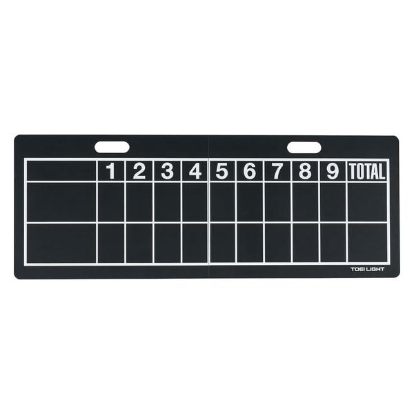 【商品説明】チョークで書いて水拭き出来る軽量樹脂製スコアボード。【仕様】●素材・材質：ポリプロピレン　●仕様：チョーク書込み式　●サイズ：幅１１８×高さ４４×厚さ０．２ｃｍ（折りたたみサイズ４４×５９×０．４ｃｍ）　●商品重量：１ｋｇ　●原...