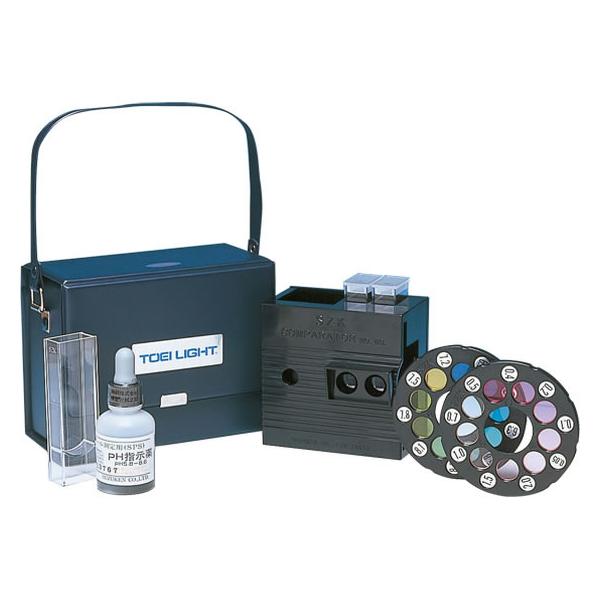 【商品説明】残留塩素。ｐＨ（水素イオン濃度）。【仕様】●仕様：セット内容：本体１ヶ、比色盤：残留塩素用・ｐＨ用各１ヶ、測定用フタ付試験管２本・フタ無試験管１本、ＤＰＤ錠剤５０ヶ（５０回分）、ｐＨ試薬３０ｍＬ（５０回分）、収納ケース、残留塩素...