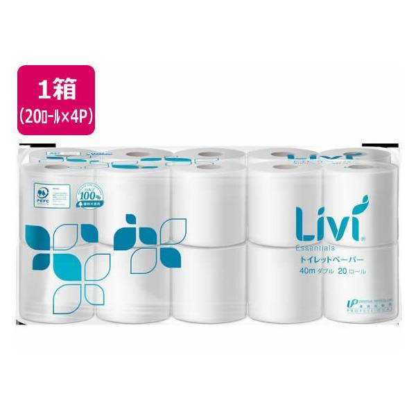 【商品説明】マイクロフラワーエンボス加工を施した１００％バージンパルプの拭き心地がよい仕上がりのダブルタイプ。切り取りやすいミシン目を入れた設計で使いやすさにも配慮しています。【仕様】●ダブル●ミシン目あり●長さ：４０ｍ●無香料●パルプ１０...