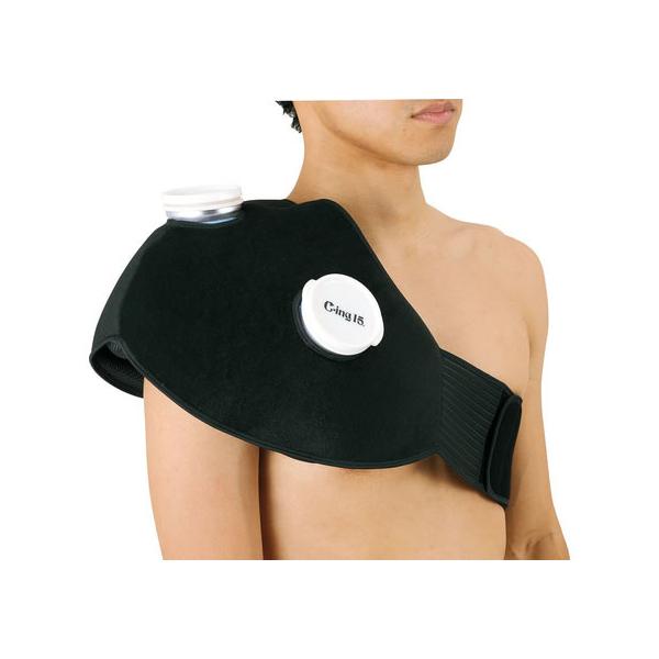 【商品説明】肩の前・中・後３ヶ所に氷のうを固定できるホールがあります。伸縮性のあるストラップを採用し、しっかりフィット。ナイロンのマジックテープで肌にひっかかりにくい。【仕様】●素材・材質：表地／ナイロン・ポリウレタン、裏地／綿、メッシュ部...