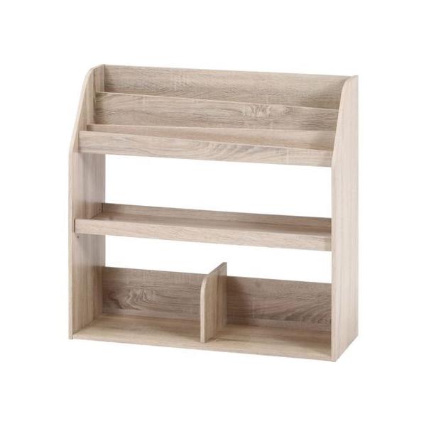 【商品説明】ナチュラルな木目が美しく、優しくお部屋に馴染みます。　上段には絵本や雑誌などをディスプレイしながら収納できます。　中棚は可動棚になっているので、収納するものに合わせて高さ調節ができます。【仕様】●サイズ：Ｗ８３０×Ｄ２９５×Ｈ８...