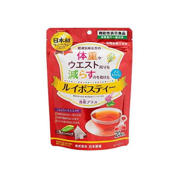 【仕様】●原材料：ルイボス茶（南アフリカ製造）、乾燥葛花（中国製造）●内容量：１．９ｇ×２０袋　機能性関与成分：葛の花由来イソフラボン(テクトリゲニン類として)　届出番号：F8　届出表示：本品には、葛の花由来イソフラボン（テクトリゲニン類と...