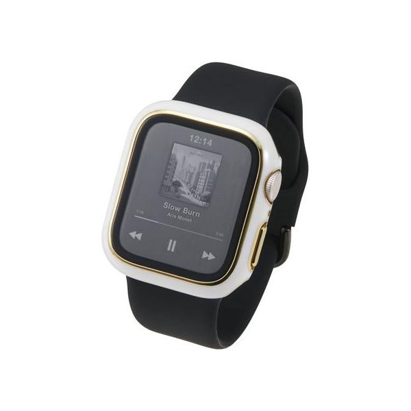 【商品説明】画面の視認性に優れる高透明なガラスとポリカーボネート樹脂で、機器本体を傷や汚れから守る、メタリックラインが美しく際立つＡｐｐｌｅ　Ｗａｔｃｈ用フルカバーケースです。　ポリカーボネート素材とガラスの２重構造で、Ａｐｐｌｅ　Ｗａｔｃ...