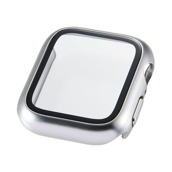 【商品説明】画面の視認性に優れる高透明なガラスとポリカーボネート樹脂で、機器本体を傷や汚れから守る、メタリックデザインが美しく際立つＡｐｐｌｅ　Ｗａｔｃｈ用フルカバーケースです。　ポリカーボネート素材とガラスの２重構造で、Ａｐｐｌｅ　Ｗａｔ...