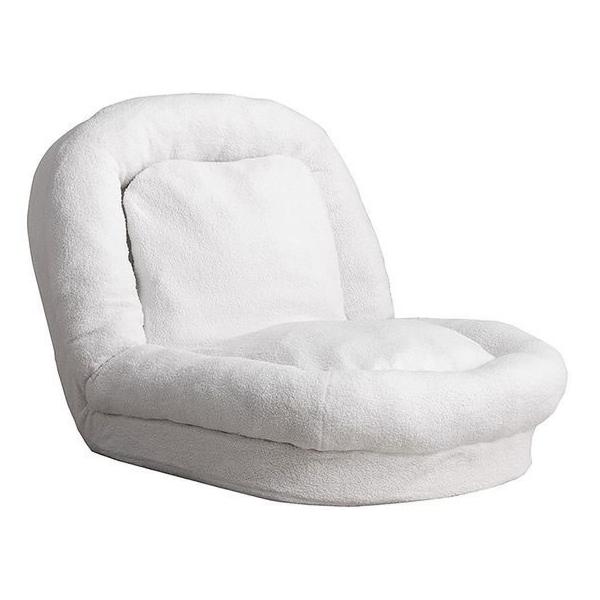 【仕様】●カラー：ホワイト　●商品サイズ：Ｗ９０×Ｄ１１５〜１６５×Ｈ２７〜８２　●製品重量：１４．５ｋｇ　●主材質：ポリエステル、ウレタンフォーム、綿、ポケットコイル、スチール　●備考：完成品、※本体カバー上部・クッションカバーは手洗い洗...