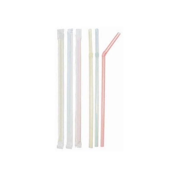 【商品説明】●個装されていて、お子様との外出や病室での利用などに衛生的に使える。●白い袋に入ったストローは清潔で印象が良く来客の際に役立ちます。●使い慣れたサイズジュースなどによく使われる、直径６ｍｍの一般的なサイズ。●曲がるストローは、小...