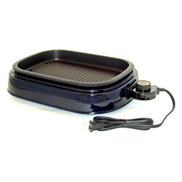 【商品説明】プレートは余分な油が落ちるヘルシー設計プレートは、こびり付きにくいフッ素加工ハイパワー１２００Ｗ＆温度調節機能付【仕様】●製品寸法：４１０×２６５×Ｈ８５ｍｍ●材質：プレート／アルミニウム合金、材質：本体／ポリプロピレン樹脂●日本製