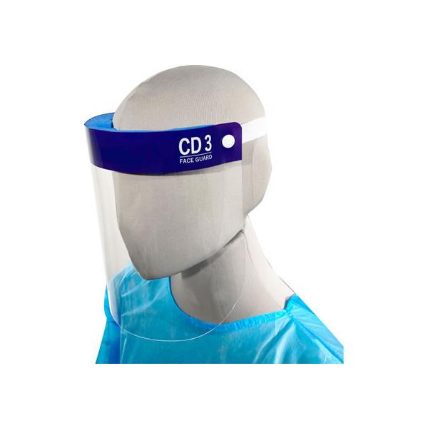 【商品説明】●ほぼ顔全体を保護するフルフェイス・フェイスガードです。（眼鏡との併用可能）●装着しやすいヘッドバンドは伸縮力があり、適度にホールドし、長時間使用が可能です。●シールド（ＰＥＴ）は、防曇加工（くもりどめ）をしています。●柔らかい...
