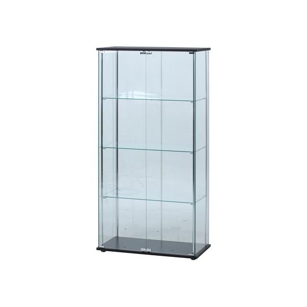 【商品説明】お気に入りのコレクションを大切に保管できる収納ケースです。【仕様】●サイズ：幅８００×奥行４００×高さ１６２０ｍｍ●重量：３４ｋｇ●材質：強化ガラス●色：ブラック●注文単位：１台