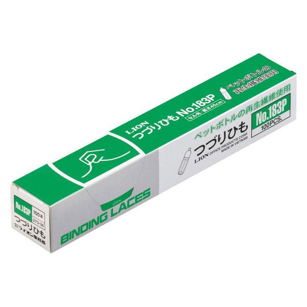 【商品説明】１本ずつ取り出せるボックスタイプのつづりひも。【仕様】●長さ：４５０ｍｍ●１００本束取出口付ケース入●引張強度：強い●セル先●材質：再生ポリエステル繊維３２本織●注文単位：１箱（１００本）●グリーン購入法適合●ＧＰＮエコ商品ねっと掲載