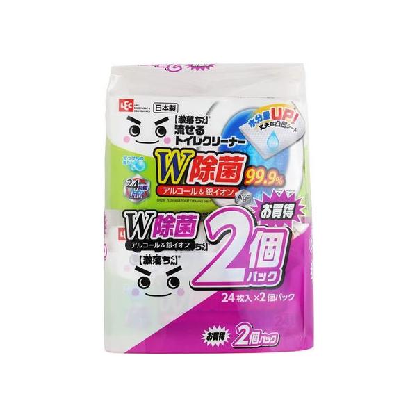【商品説明】気になった時にサッと！トイレの拭き掃除と除菌ができる銀イオン配合のウエットシートです。使用後はそのままトイレに流せます。　アルコールと銀イオンのＷ除菌効果により、便座や床などのニオイの元となる汚れや雑菌を取り除くので、除菌・消臭...