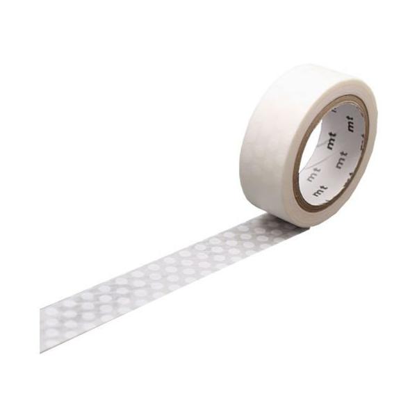 【商品説明】貼って剥がせるマスキングテープｍｔ。手紙に貼ってみたり、ラッピングに使ってみたり、可能性は無限大。【仕様】●色目：ドット・ホワイト●テープサイズ：１５ｍｍ×７ｍ●注文単位：１巻