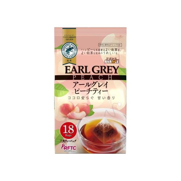 【商品説明】スリランカディンブラ地区の高地栽培セイロンティーに華やかな香りのベルガモット、完熟した甘いピーチを重ね合わせました。【仕様】●内容量：１８袋●ティーバッグ／ひも付き／テトラバッグ