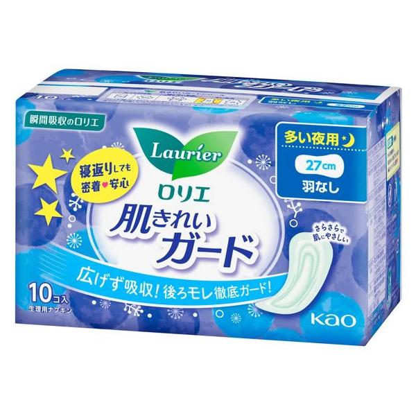 【商品説明】フルスピード吸引シートで、経血を表面に残さず翌朝までさらさら。さらっと感ＵＰ（メーカー従来品比）でさらに肌にやさしい♪　多い夜の経血も広がる前に、奥まで瞬時に吸収！後ろモレ徹底ガード！　ふんわり密着クッションで寝返りしてもしっか...