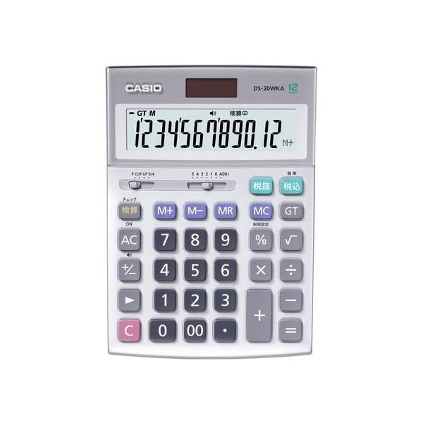 【商品説明】正確な早打ちを可能にするキーロールオーバー。　軽いタッチで指への負担が少なく、長く計算しても疲れにくいキー構造。　また、数字が消えない２色成型樹脂キー。　タッチ音が気にならない静音設計。　ソーラーと内蔵電池のツーウェイパワー方式...