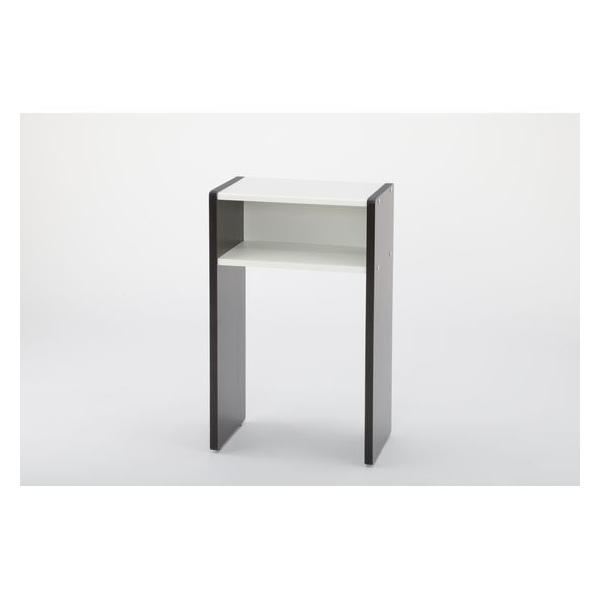 【商品説明】電話台や消毒液を置くラックなど、多用途にご使用いただけます。表面はキズや汚れに強い低圧メラミン樹脂化粧、アジャスター付きでがたつきの調整も可能です。【仕様】●外寸法：幅５００×奥行３００×高さ８００ｍｍ●材質：本体／低圧メラミン...