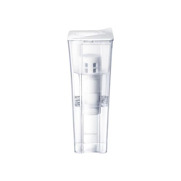 【仕様】●本体サイズ：幅１０５×奥行１０５×高さ２８８ｍｍ　●ろ過水容量：０．９Ｌ（全容量：１．３５Ｌ）　●浄水カートリッジ取替時期の目安：３か月（１日２Ｌ使用した場合）　5offcp_14