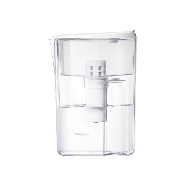 【仕様】●本体サイズ：幅１０５×奥行１９３×高さ２８０ｍｍ　●ろ過水容量：１．９Ｌ（全容量：３．０Ｌ）　●浄水カートリッジ取替時期の目安：３か月（１日２Ｌ使用した場合）　5offcp_14