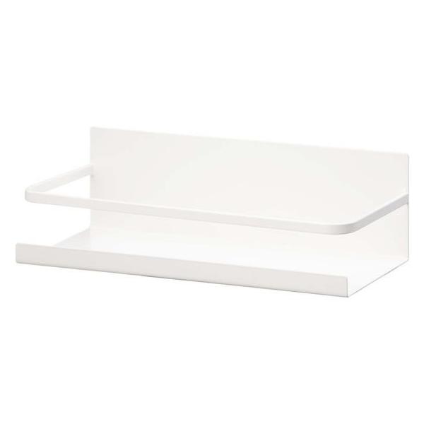 【商品説明】キャニスターが置ける広い奥行き。【仕様】●寸法：約幅２４．５×奥行１１×高さ８．５ｃｍ●重量：約６１０ｇ●材質：本体／スチール（粉体塗装）●マグネット×１●取り付け可能な壁面：磁石のくっつく平らな面・スチール壁面　str_02