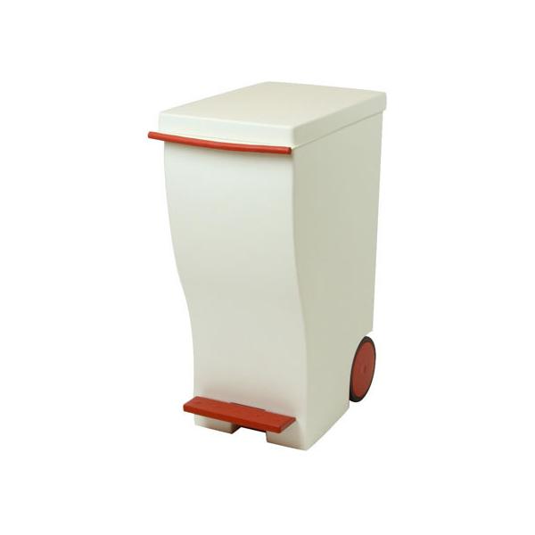 【商品説明】袋止め付。　キャスター付。【仕様】●サイズ：約３３×４７×幅２１ｃｍ　●材質：本体・フタ・キャニスター／ポリプロピレン、ペダル・ロッド・袋止め／ＡＢＳ樹脂、キャスター外周・取っ手／オレフィン系エラストマー、スチレン系エラストマー...