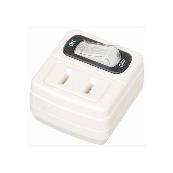 【商品説明】コンパクトサイズなのでスペースを気にせずに配線できます。　コードを抜かずに電源をＯＮ／ＯＦＦできる、節電に便利なスイッチ付きです。【仕様】●カラー：白　●個口数：１　●定格入力：１２５Ｖ　１５Ａ　合計１５００Ｗまで　●本体サイズ...