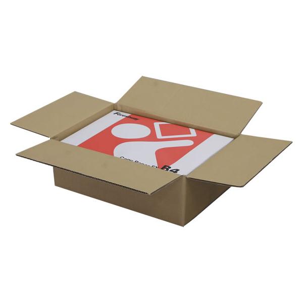 【仕様】●サイズ：Ｓサイズ（３辺合計８０ｃｍ以内）　●仕様：Ｂ４用　●外寸法：幅３８５×奥行２７５×高さ１３０ｍｍ　●内寸法：幅３８０×奥行２７０×高さ１２０ｍｍ　※５ｍｍ前後の誤差が生じる事があります。　●材質：段ボール（紙厚５ｍｍ）、Ｃ...