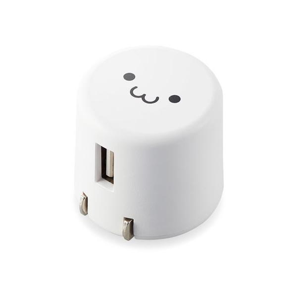 【商品説明】家庭用コンセントからスマートフォン等を充電、給電できるＡＣ充電器です。　　携帯に便利なコンパクト設計のデザインを採用しています。　　ＵＳＢ規格標準出力より高出力な、最大出力９Ｗ（５Ｖ／１．８Ａ）の急速充電タイプです。　　スマート...