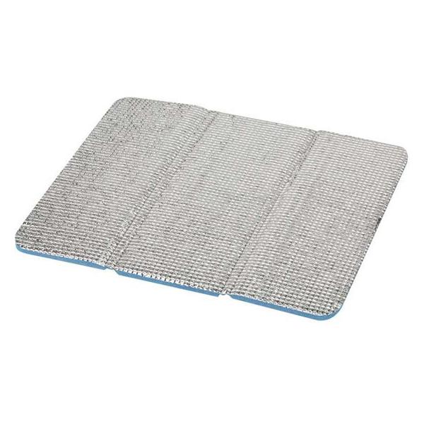 【商品説明】コンパクトに収納できるアルミ蒸着ざぶとん。　アウトドアやレジャー、スポーツ観戦などにあったら便利です。【仕様】CG_06●製品サイズ：３５０×３００×厚さ８ｍｍ　●収納サイズ：１２０×３００×厚さ２４ｍｍ　●重量：３０ｇ　●材質...