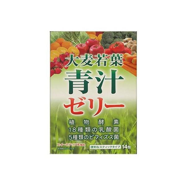 【商品説明】青臭くない、さっぱりとしたスウィートアップル味。美容に気をつかう方にオススメ。【仕様】●内容量：14包　●発売元／製造元／輸入元　笑顔研究所　●商品の特徴　18種類の乳酸菌と5種類のビフィズス菌植物酵素を配合。溶かす必要がないの...