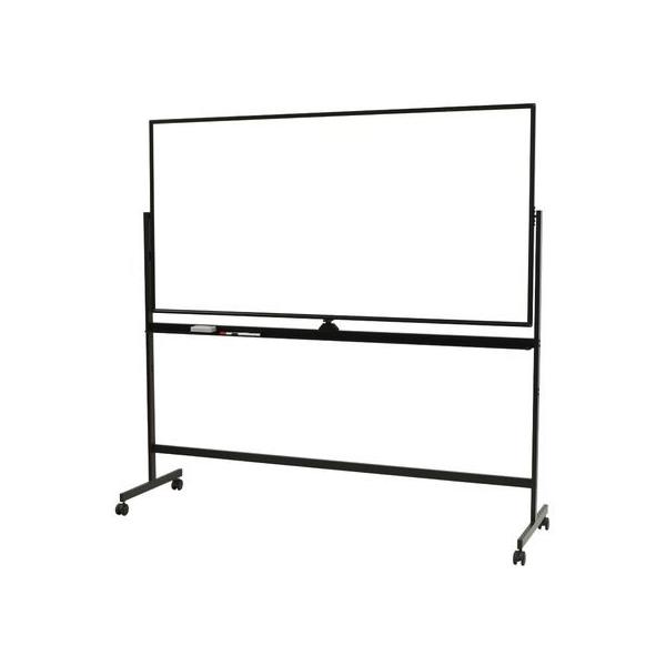 【仕様】●カラー：ブラックフレーム●サイズ：幅１８８０×奥行５６０×高さ１６００または１８００ｍｍ●重量：本体重量／１４．０ｋｇ●仕様：板面／スチール、フレーム／アルミ、脚／スチール、キャスター／ナイロン●付属品：マーカー（黒・赤）×各１、...