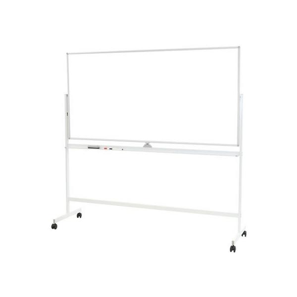 【仕様】●カラー：ホワイトフレーム●サイズ：幅１８８０×奥行５６０×高さ１６００または１８００ｍｍ●重量：本体重量／１４．０ｋｇ●仕様：板面／スチール、フレーム／アルミ、脚／スチール、キャスター／ナイロン●付属品：マーカー（黒・赤）×各１、...