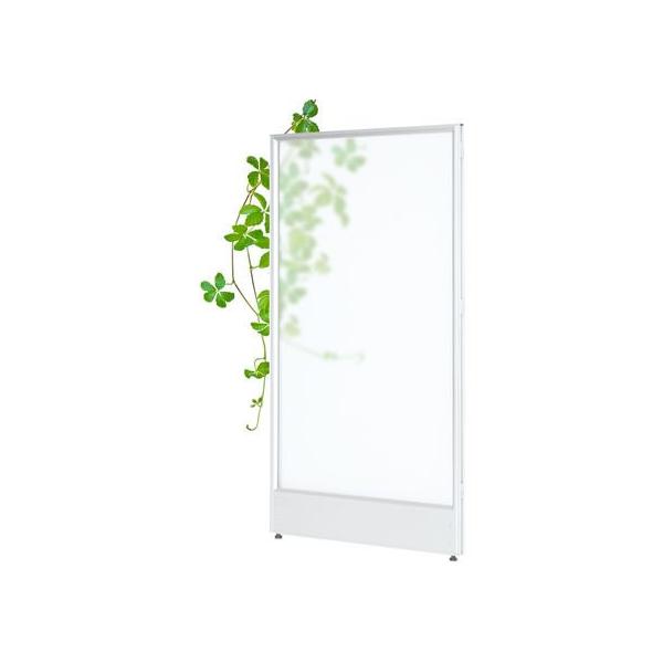 【仕様】●カラー：シルバーフレーム●サイズ：幅９００×奥行３２×高さ１６００ｍｍ●重量：本体／１２．７kg●仕様：フレーム／アルミ、板面／ポリカーボネート（半透明）、アジャスター／ナイロン※直線連結　パネル本体のツメを噛み合わせて簡単に連結...