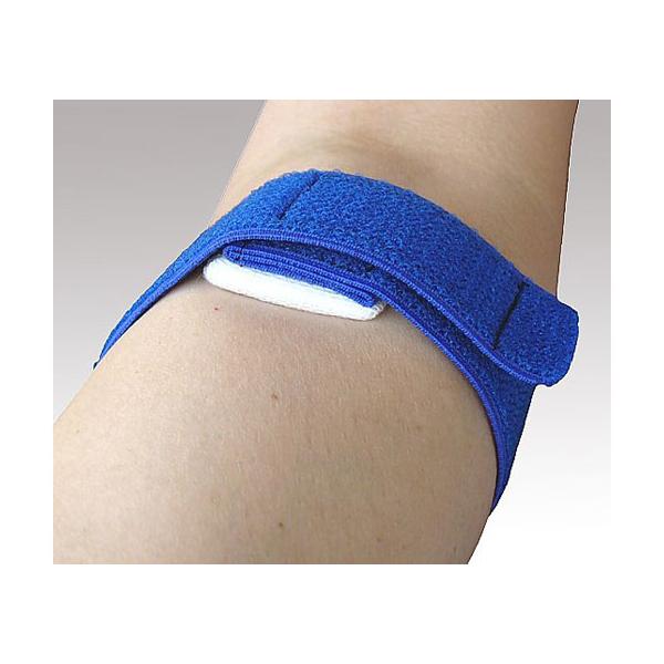 【商品説明】●本体表面のどこでも接着する伸縮素材です。【仕様】●材質：ポリエステル・ナイロン・PU（ポリウレタン）●面ファスナー式●入数：10本入●ラテックスフリー●色：ブルー●幅×長さ（mm）：30×300●型番：NE-961