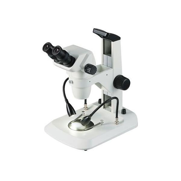 【仕様】●仕様：双眼●総合倍率：６．７〜４５×●接眼レンズ：１０倍（ＷＦ１０×）●鏡筒形式：傾斜角４５°●眼幅調整範囲：５５〜７５ｍｍ●ズーム比：１：６．７２●実視野直径：φ２２ｍｍ●ステージ直径：φ９５ｍｍ●照明：ＬＥＤ●照明出力調整：無...