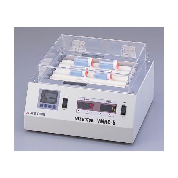 【商品説明】●フタ付きですのでホコリ等から試料を保護します。　●回転速度は自由に設定可能です。　●各ローターは同期回転ですので均等なミキシングが行えます。【仕様】●型番：ＶＭＲＣ−５●撹拌方式：回転撹拌●ローラー本数：５本●ローラーサイズ：...
